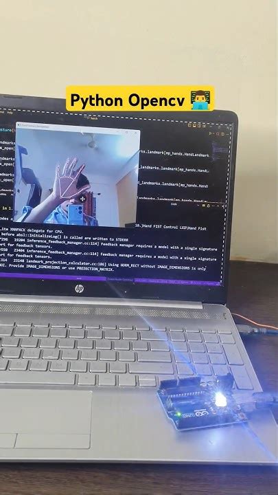 python open cv project using arduino shorts viral python fyp youtube