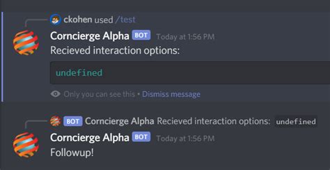 Reduce Clutter Caused By Interaction Followup Replies · Issue 2733 · Discorddiscord Api Docs