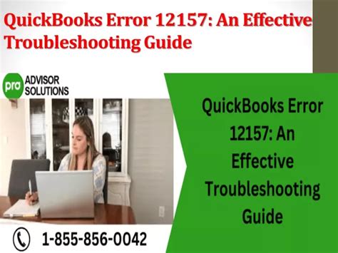 Ppt Quickbooks Error 12157 An Effective Troubleshooting Guide Powerpoint Presentation Id