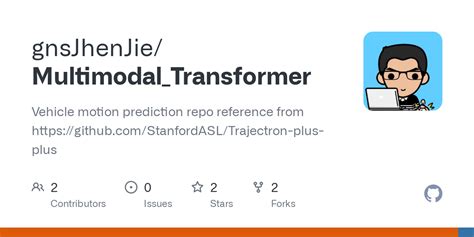 GitHub GnsJhenJie Multimodal Transformer Vehicle Motion Prediction Repo Reference From Https