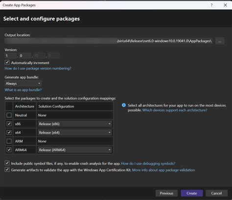 Single Project MSIX Does Not Create Bundle Msixupload Issue Microsoft WindowsAppSDK