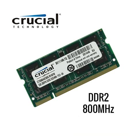 Computadoras Guatemala Soluciones 360 Memoria 2gb Ddr2 800mhz Crucial Nbk Computadoras