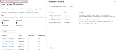 Python Azure Time Trigger Function Not Showing In Azure Portal After