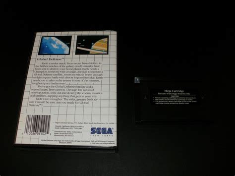 Global Defense Sega Master System With Box