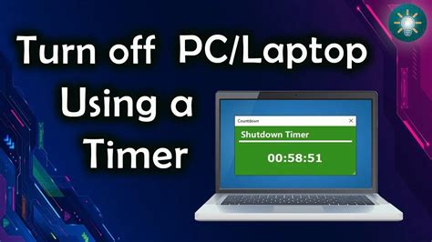 How To Turn Off Pclaptop Using A Timer Auto Shutdown Pc Or Laptop With A Timer Youtube