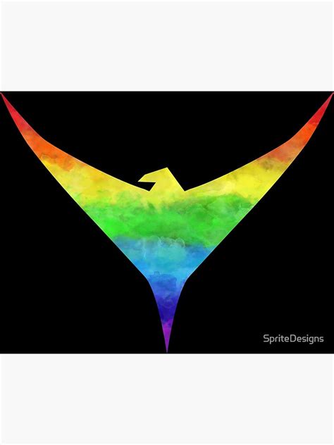 Pride Nightwing Poster For Sale By Spritedesigns Redbubble