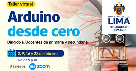 Curso Online Arduino Desde Cero Para Docentes De La Municipalidad De Lima