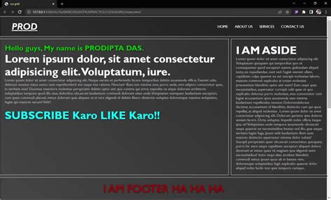 Video Prodipta Das On Linkedin Hey Guys Today Ive Created This Simple Website Layout With