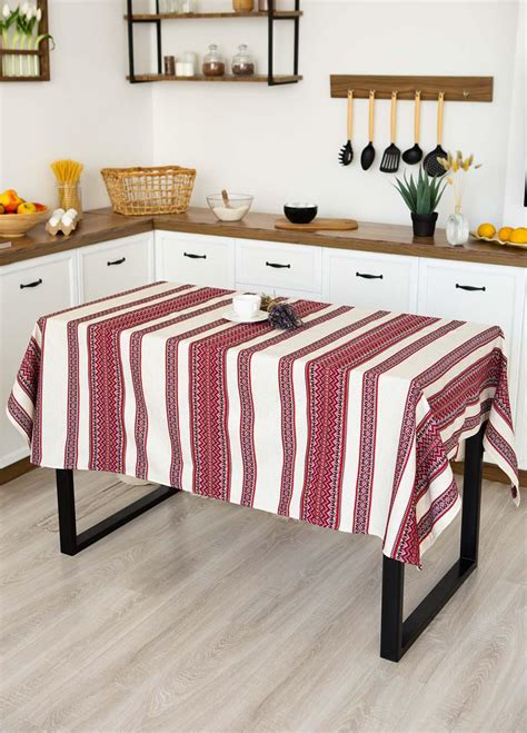 ᐉ Скатертина вишита з українським орнаментом 1 2х1 5 м рнд1 1 12 • Краща ціна в Києві Україні