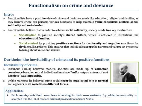Functionalism On Crime And Deviance Teaching Resources