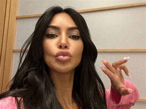 Kim Kardashian Just Put Her Own Twist On Hepburn Bangs