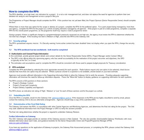 Project Risk Analysis Template Complete Guide For A Comprehensive