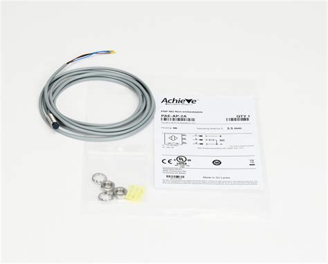 Inductive Proximity Sensor 8mm Diameter X 22mm Body 2 5mm Range Pn Pae Ap 2a Automationdirect