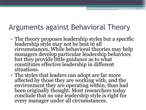 Major Leadership Theories Pptx