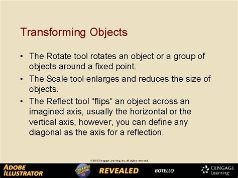 Chapter 4 Transforming And Distorting Objects Transforming Objects