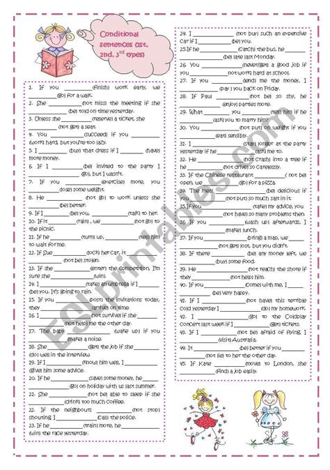 Conditional Sentences Types ESL Worksheet By Chusin