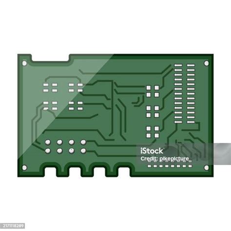 Electronic Microcontroller Cartoon Vector Illustration Stock Illustration Download Image Now