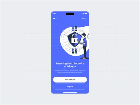 Data Security App Ui Design Behance