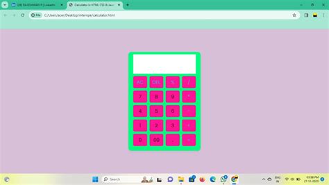 Rajeshwari P On Linkedin Ive Completed My Task 1 Given By Internpe