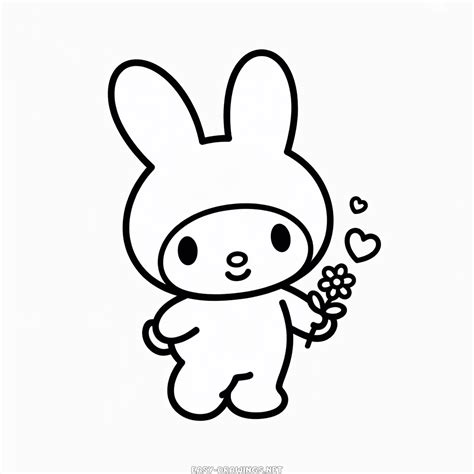 Hello Kitty And Friends Easy Drawing Easy Drawings