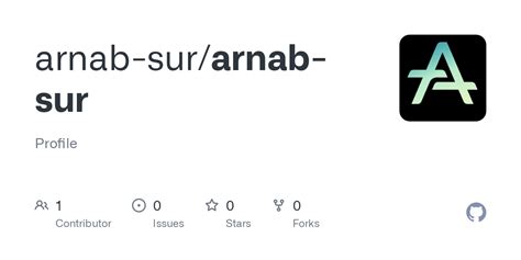 GitHub Arnab Sur Arnab Sur Profile