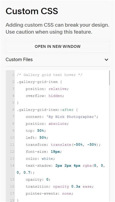Share Gallery Grid Hover On Image Show A Same Text Over Middle Of