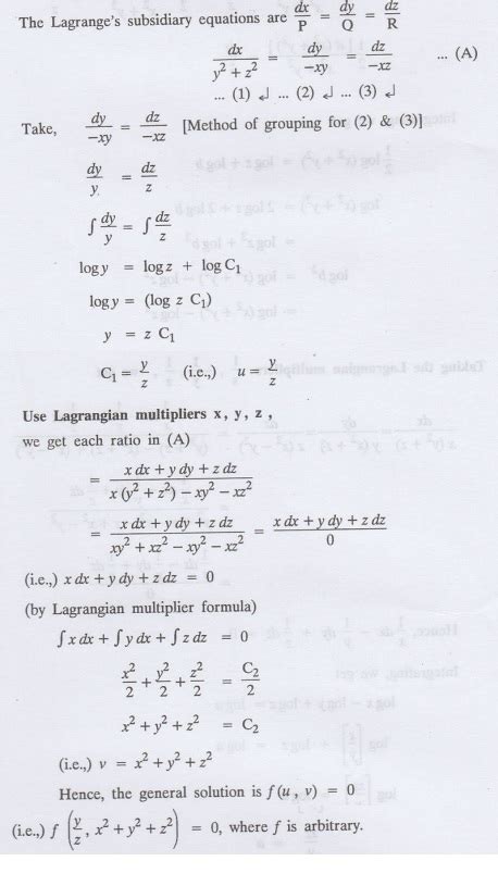 Problems Based On Lagrange S Method Of Multipliers Examples