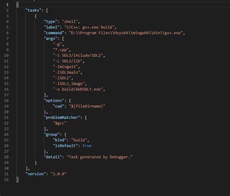 Build Task Does Not Find Sdl2 Header Files · Issue 8105 · Microsoft