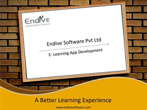 E Learning Mobile App Development Ppt
