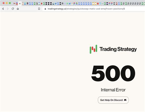 Improve Error Handling On Strategy Pages · Issue 273 · Tradingstrategy