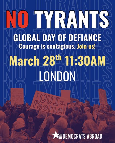 No Tyrants London March 28th
