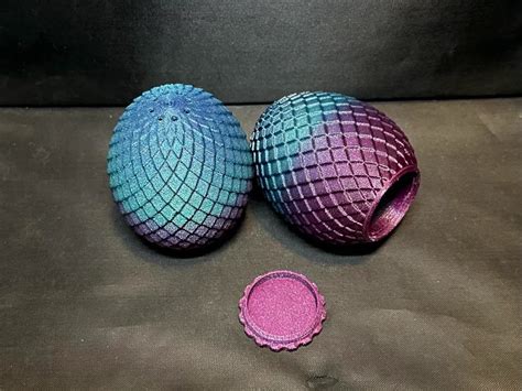 Detailed Dragon Egg Salt And Pepper Set Free 3d Print Model Makerworld
