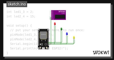 Esp32 Led Blinking Logic Wokwi Esp32 Stm32 Arduino Simulator