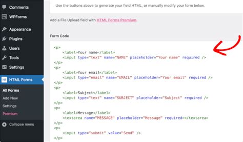 How To Add Html Forms In Wordpress 2 Methods
