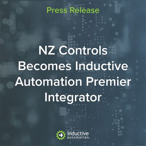 We Are Proud To Announce Nz Controls Ltd As An Inductive Automation Premier Integrator The