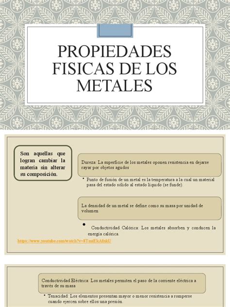 Propiedades Fisicas De Los Metales Pdf