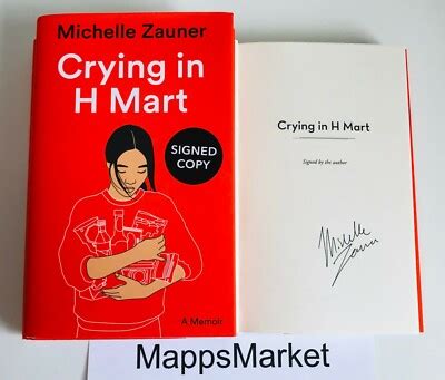 Signed Crying In H Mart A Memoir Michelle Zauner 1st 1st Uk 2021