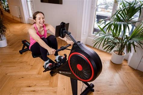 Echelon Row Smart Rowing Machine Superstrong Fitness Sprung Gym Flooring