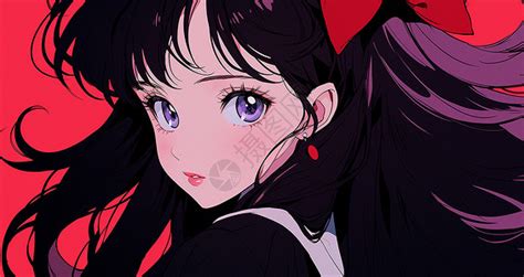 水汪汪大眼睛漂亮的卡通女孩头像插画图片下载 正版图片402542676 摄图网