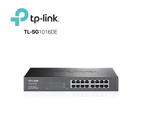Ethernet Smart Switch Hub 16 Port Tp Link Tl Sg1016de Gigabit