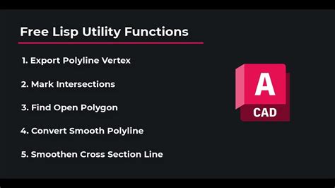 Autocad Lisp Routines Enhance Your Drafting With Free Utility Functions Related To Polylines