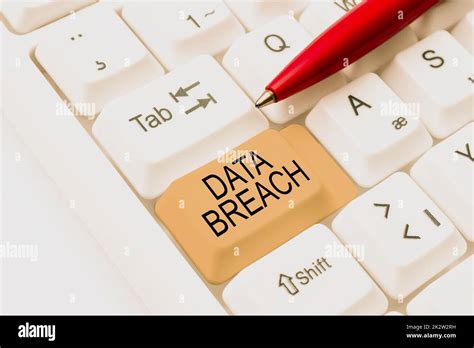 Inspiration Showing Sign Data Breach Business Idea Security Incident