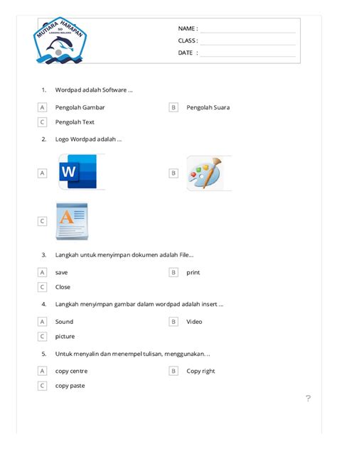 Soal Tik Kelas 3 Pdf