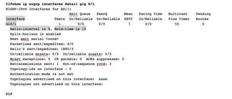 Understanding EIGRP Part EIGRP Timers