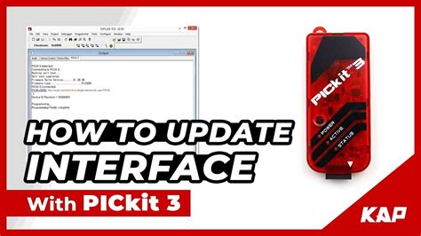 How To Update Interface With Pickit3 Youtube