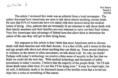 random school assignments written by eric r columbinekillers