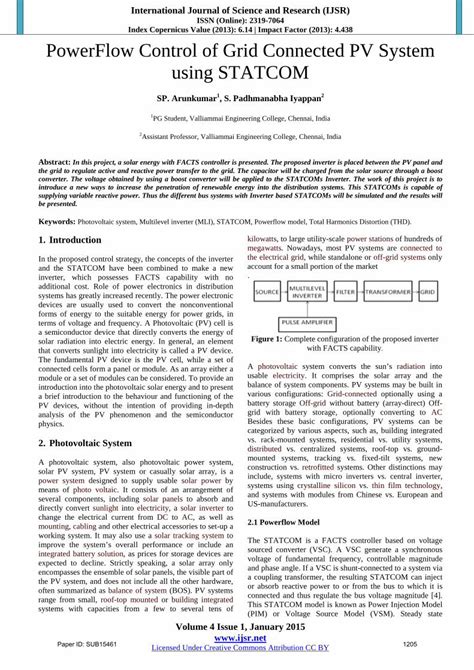 pdf powerflow control of grid connected pv system using …a coupling transformer the resulting