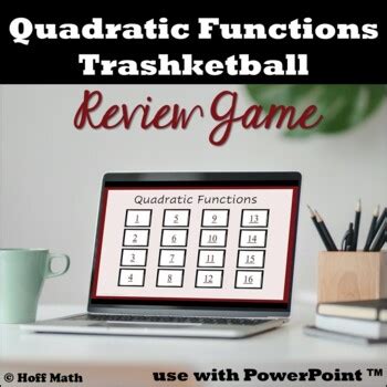 Quadratic Equations And Functions Review Game By Hoff Math TpT