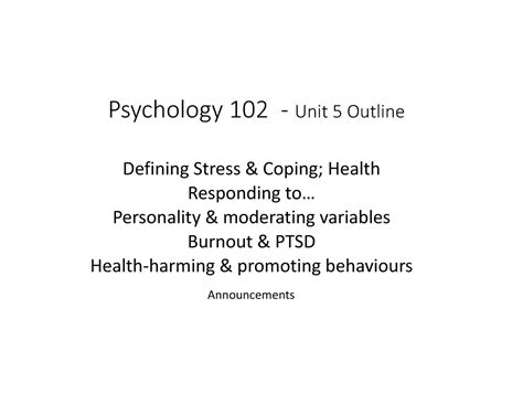 Unit 5 Psyc 102 Warning Tt Undefined Function 32 Warning Tt Undefined Function 32