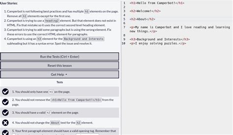 Debug Camperbots Profile Page Debug Camperbots Profile Page Html